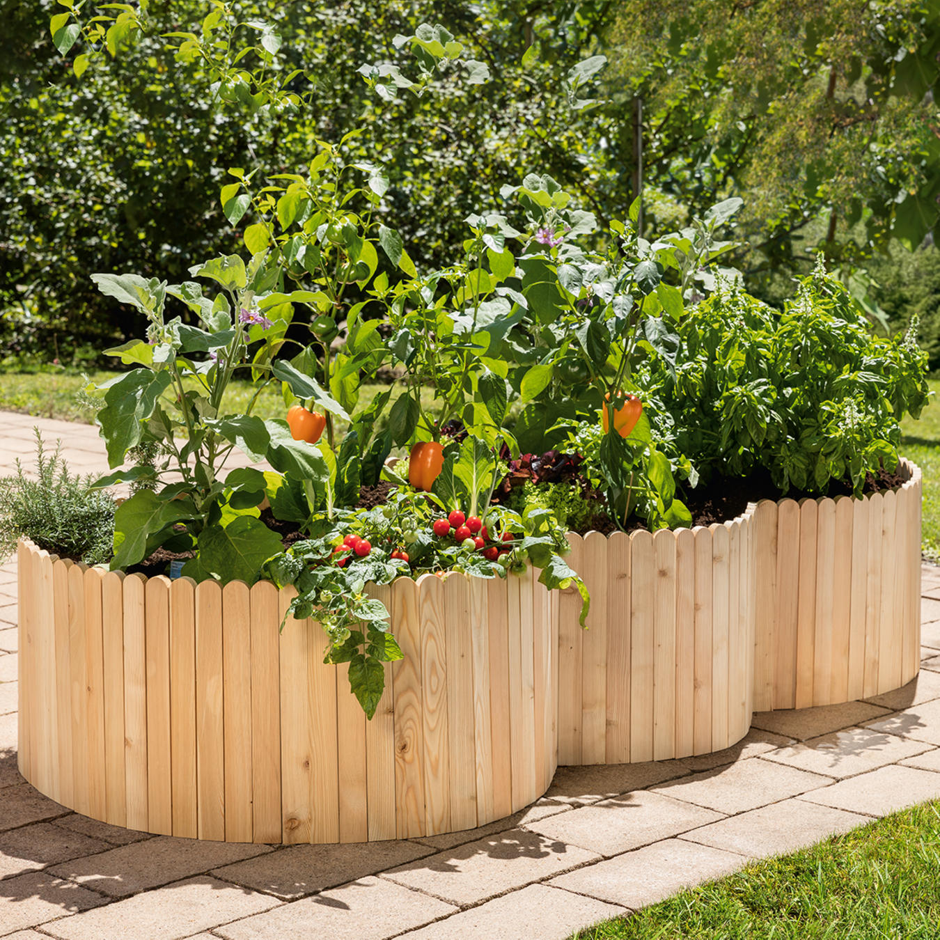 Hochbeet 220 x 100 cm, Höhe 44 cm - Beckmann GmbH & Co. KG