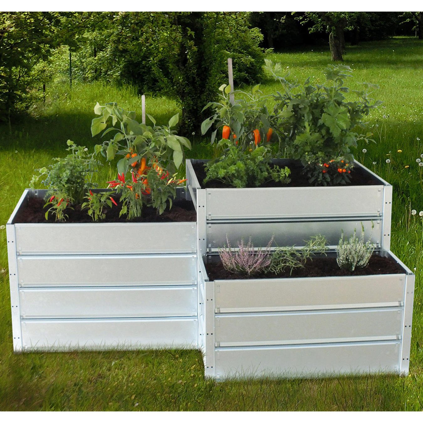 Hochbeet in Stufen - Beckmann GmbH & Co. KG