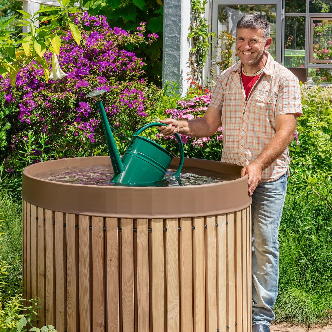 Wunderschone Beckmann Regenfass 2000 Liter Ebenbild