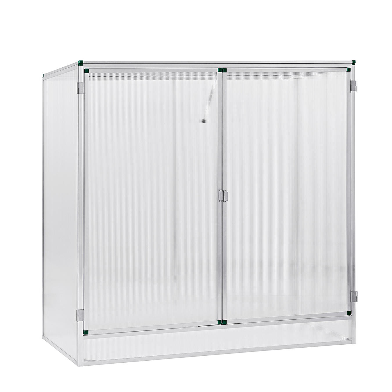 Pflanzenhaus Modell 1 160 x 77 x 162 cm mit 6 mm Stegdoppelplatten ...