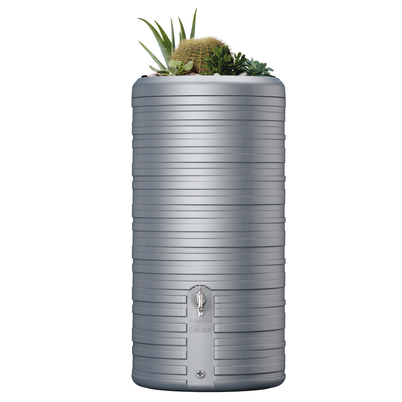Regentank Nordic mit integrierter Pflanzschale 300 Liter - Beckmann ...